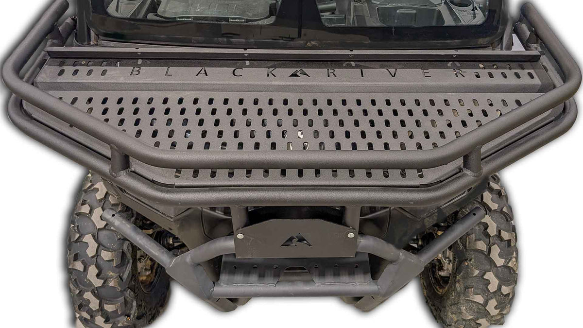 REBEL UTV Front Rack | UTV Front Storage | Black River