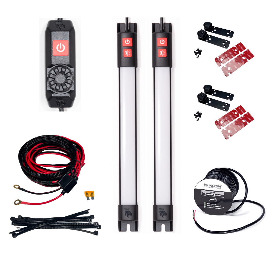 Rebel UTV Basic Lighting Kit – Black River